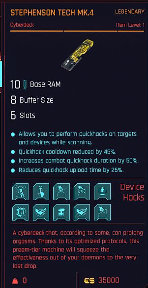 Cyberpunk 2077 - Legendary Cyberware - naguide